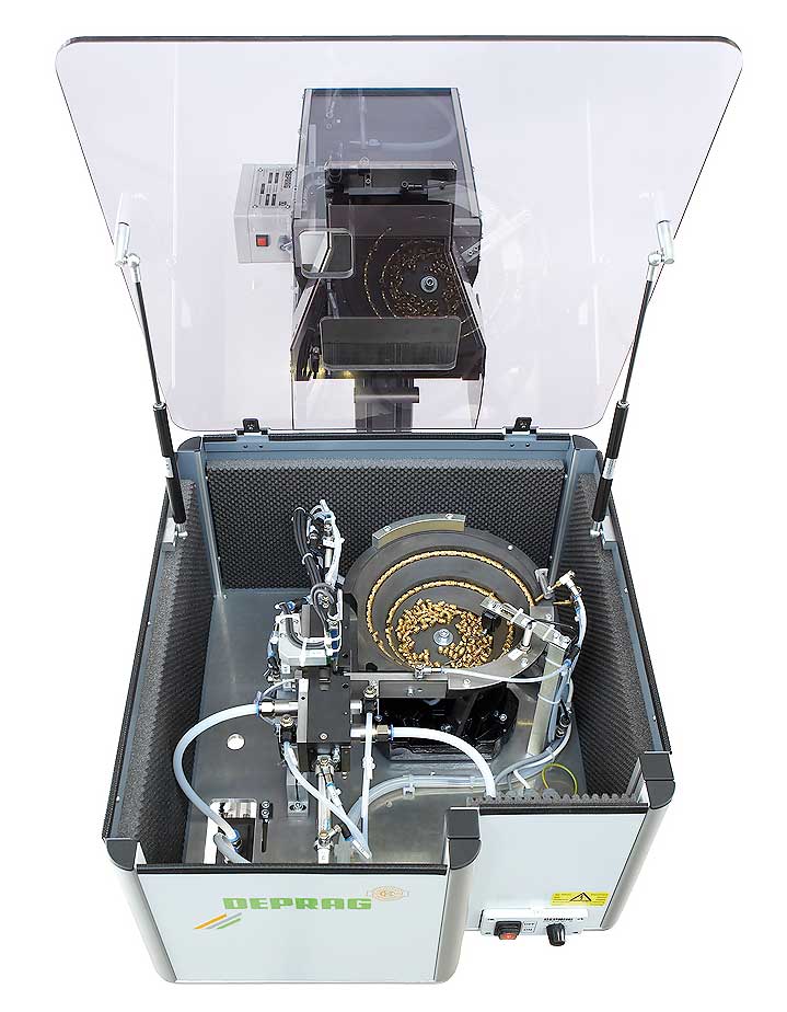 Press-insertion system in combination with suitable feeding machines ...