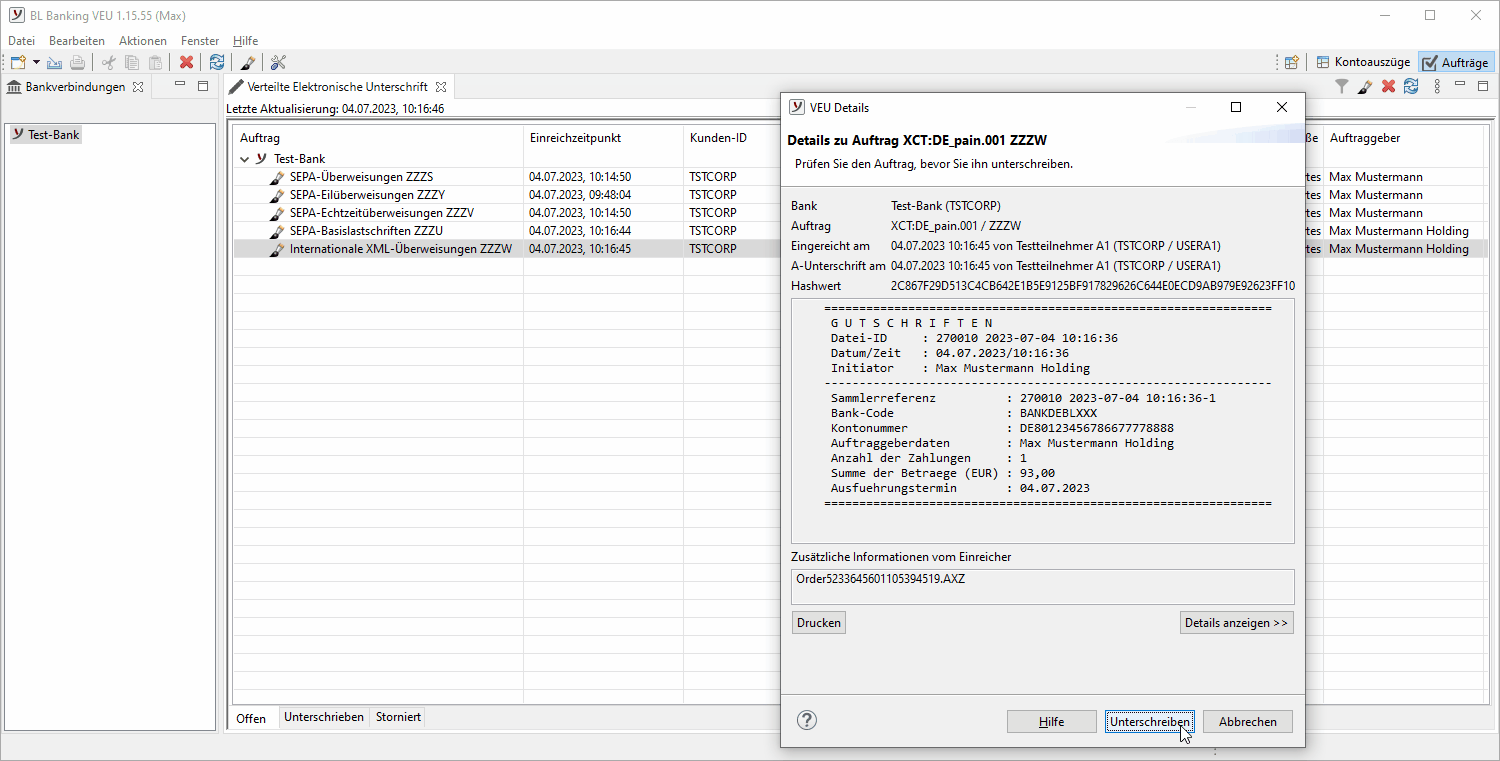 EBICS-Software für den Finanzplatz Österreich, Business-Logics GmbH ...
