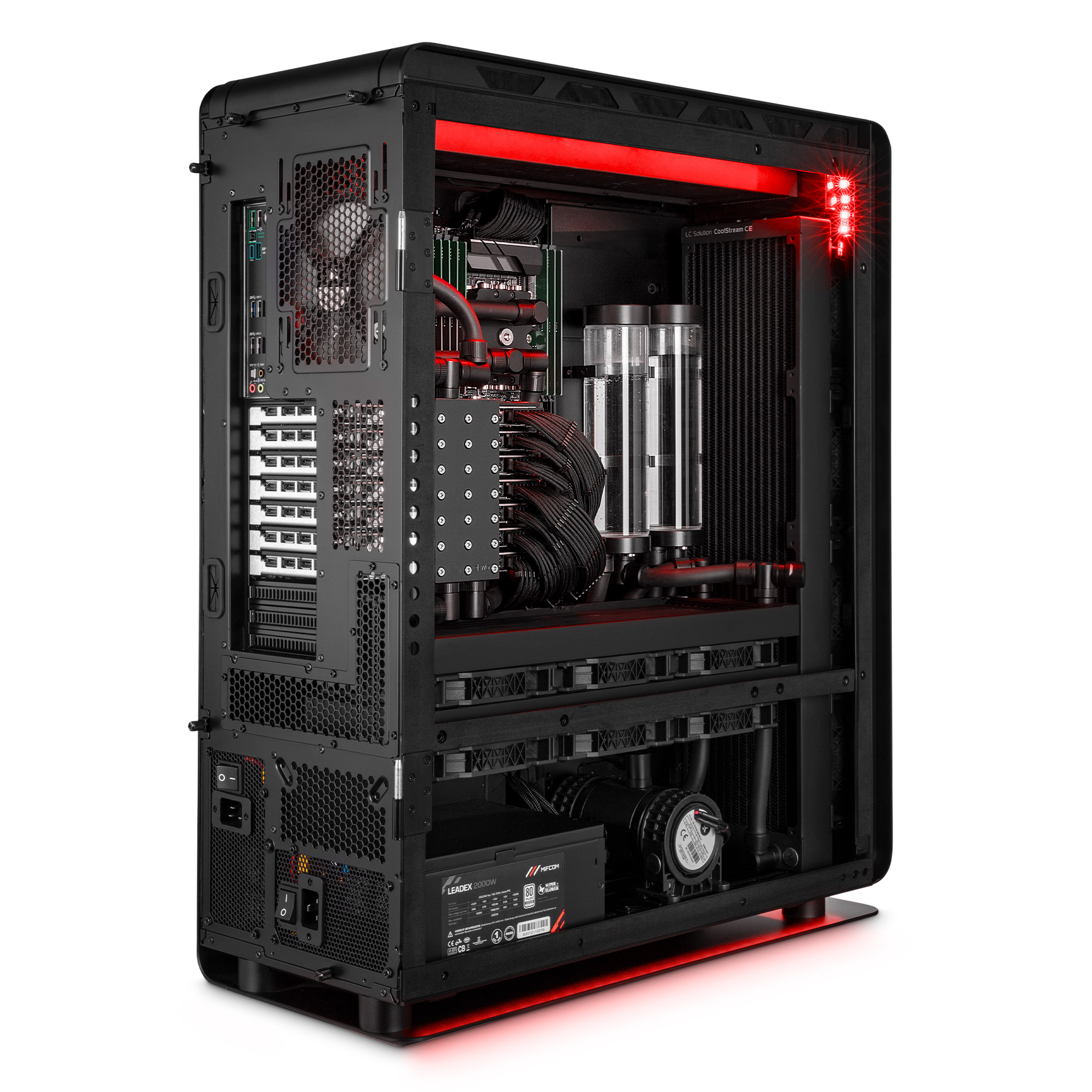 Sieben auf einen Streich: MIFCOM-Workstation mit 7 x RTX 4090, MIFCOM ...