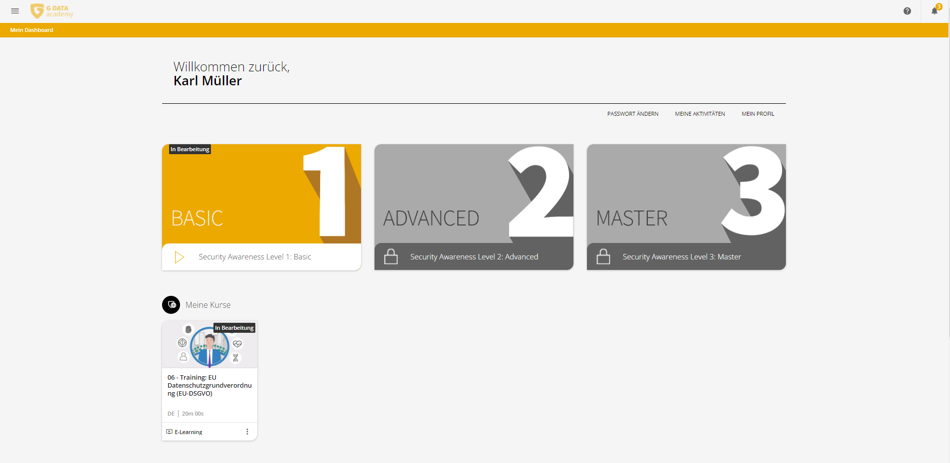 Neu: Mit 3-Level-Plan zu mehr Security Awareness, G DATA CyberDefense ...