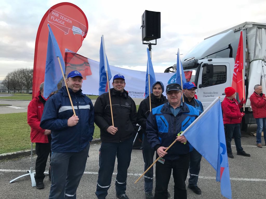 CGM zeigt bei Warnstreiks Flagge: „Wir können auch anders“, Christliche Gewerkschaft Metall (CGM ...