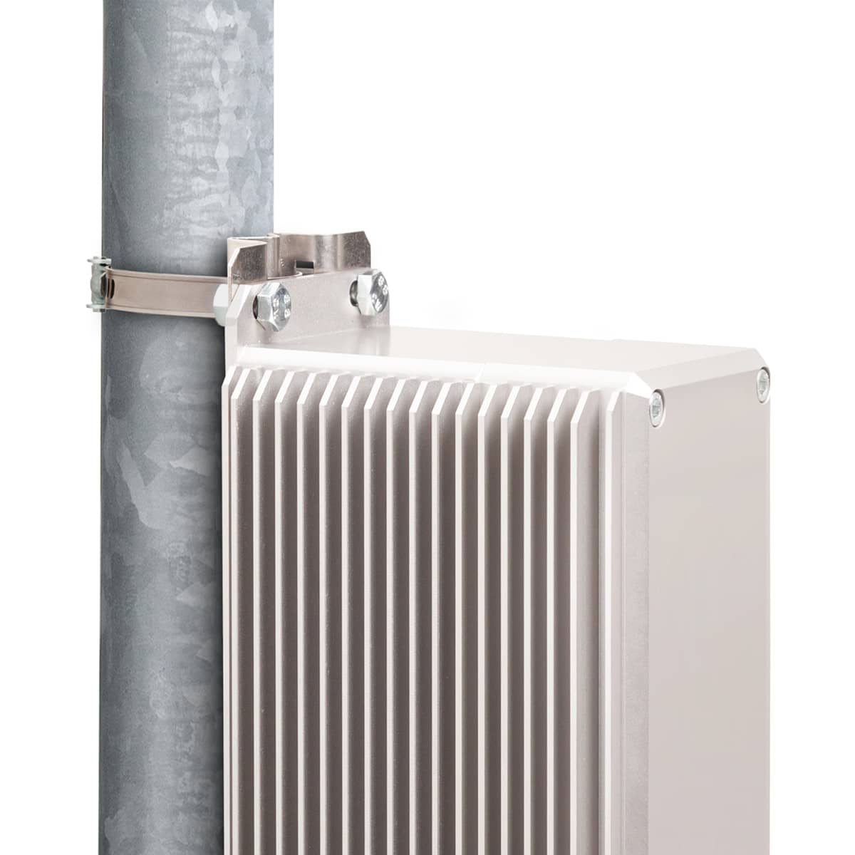 Outdoor AC/DC UPS for mast mounting protects 24V security and ...