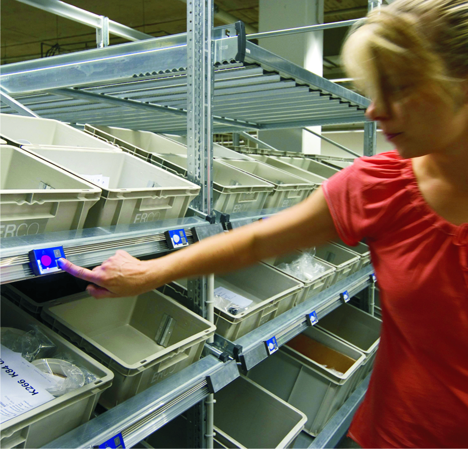 Pick by Light in der ERCO Lichtfabrik, B&M TRICON GmbH, Story - PresseBox