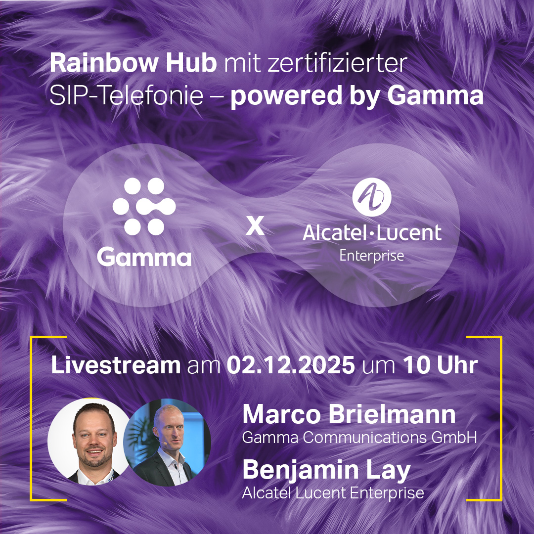Alcatel-Lucent Enterprise und Gamma geben Zertifizierung bekannt, Gamma ...