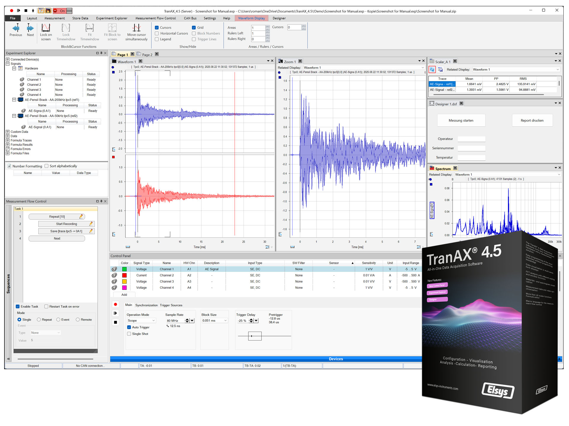 Effizienter messen mit PC-basierter Messtechnik und intelligenten Software-Werkzeugen, Elsys AG ...