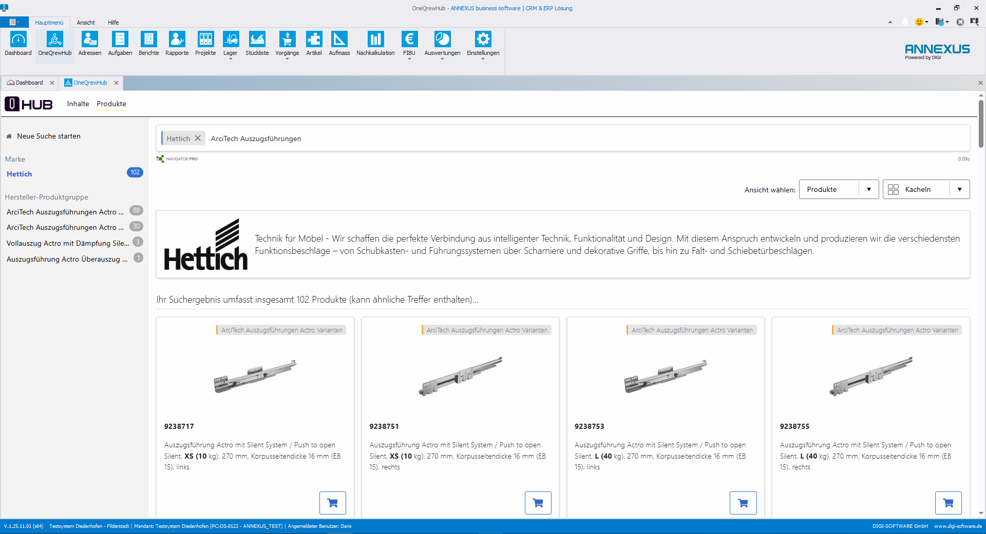 Alle Produktinfos in der Hosentasche – jetzt clever integriert in die Bürosoftware ANNEXUS, DIGI ...