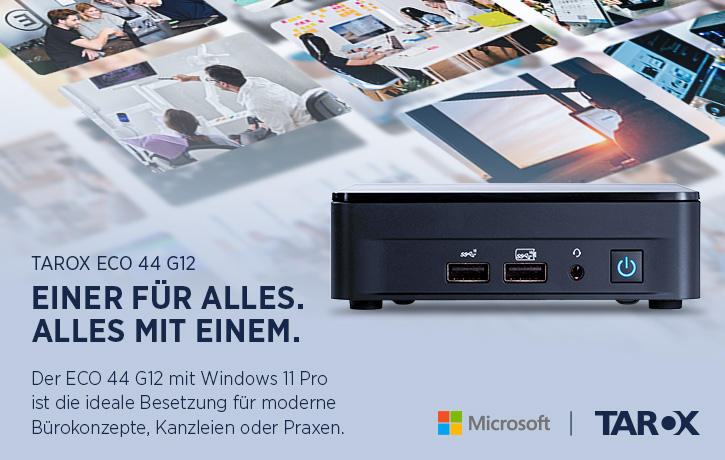 DER NEUE TAROX ECO 44 G12. EINER FÜR ALLES. ALLES MIT EINEM., TAROX ...