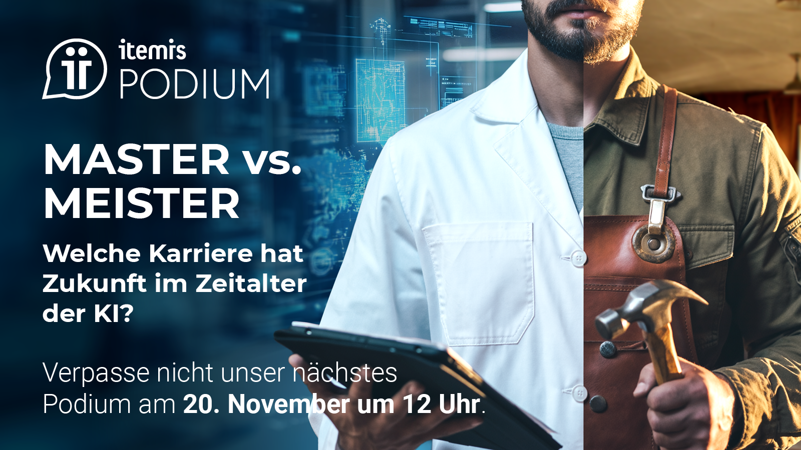itemis PODIUM: Master vs. Meister | Welche Karriere hat Zukunft im ...