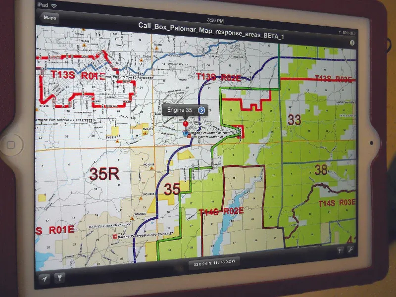 Brandbekämpfung beim US Forest Service - so hilft die Avenza-Maps-App ...