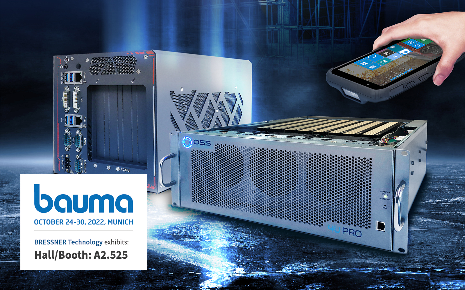 BRESSNER Technology exhibits at bauma 2022, Bressner Technology GmbH ...
