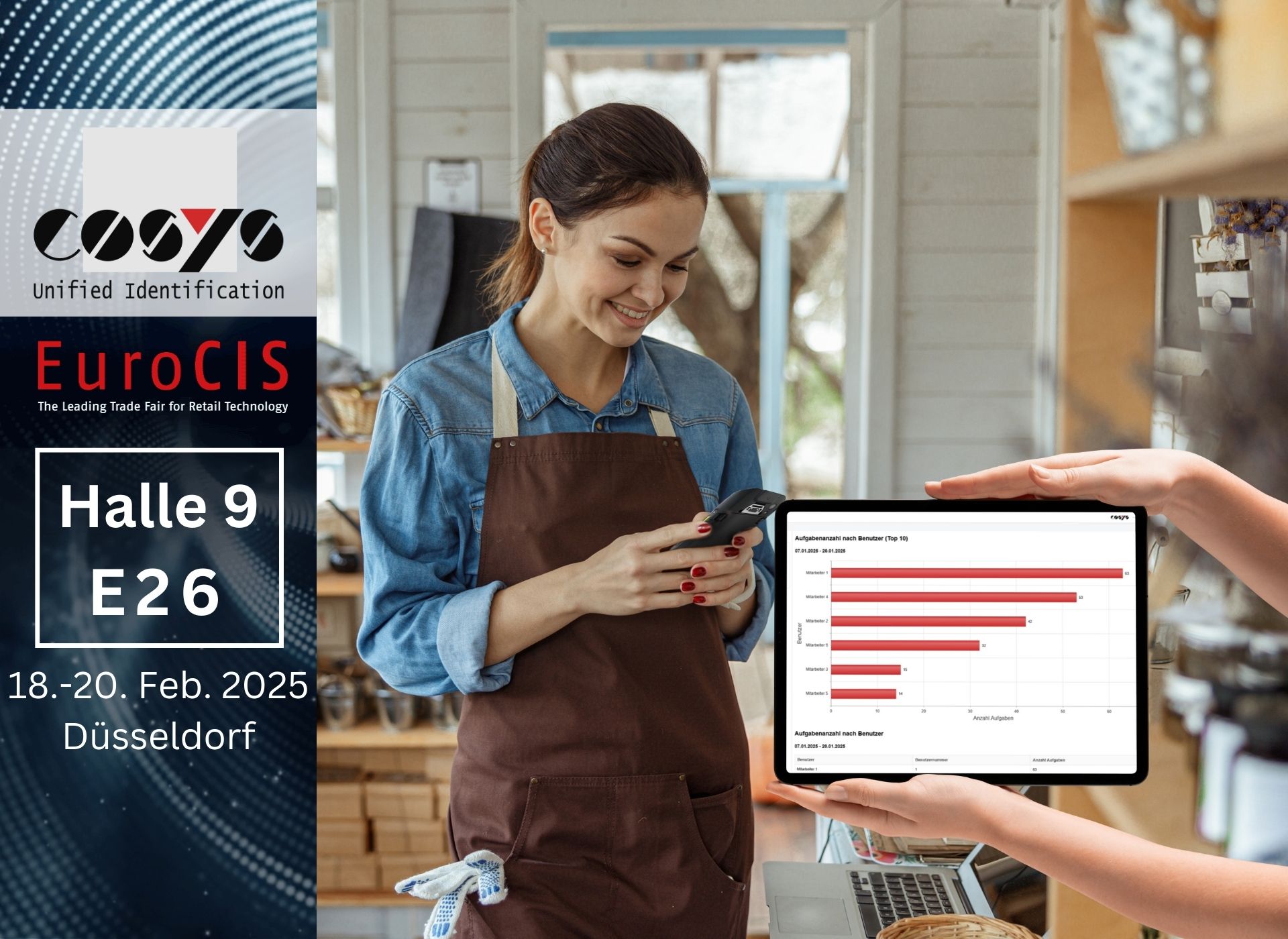 COSYS Task Management auf der EuroCIS 2025, Cosys Ident GmbH, Story - PresseBox