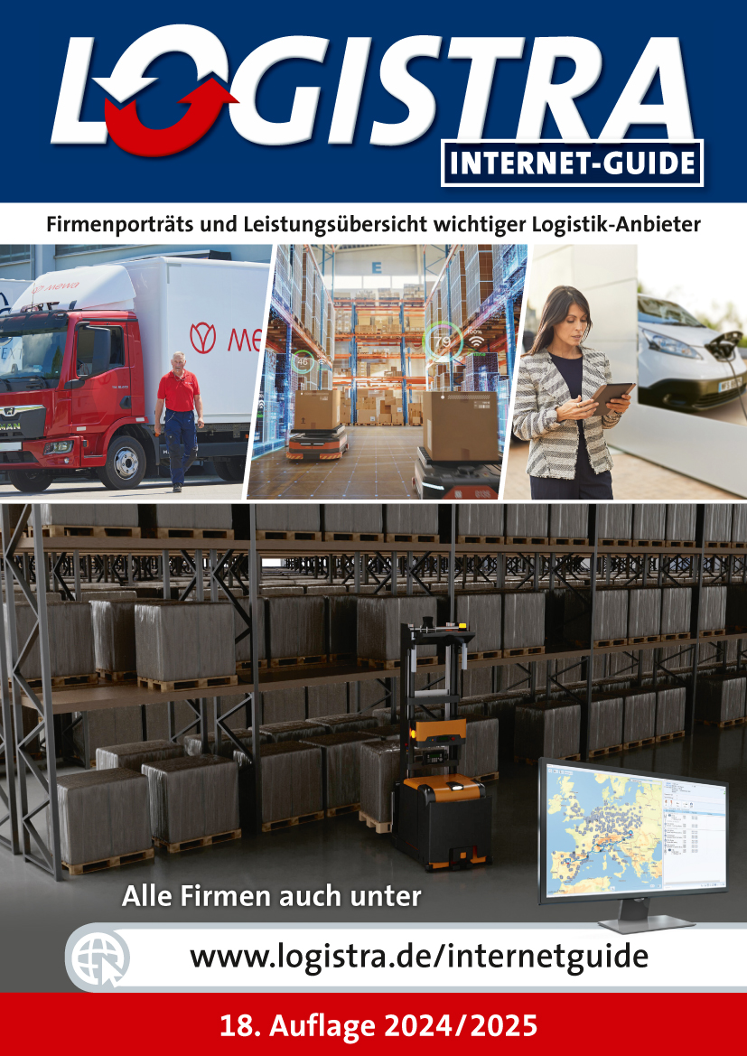 LOGISTRA Internet-Guide 2024 erscheint in der 18. Auflage online und als Beilage in den ...