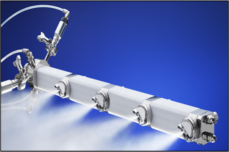 New Spray Header Improves Tablet Coating Operation, Spraying Systems ...