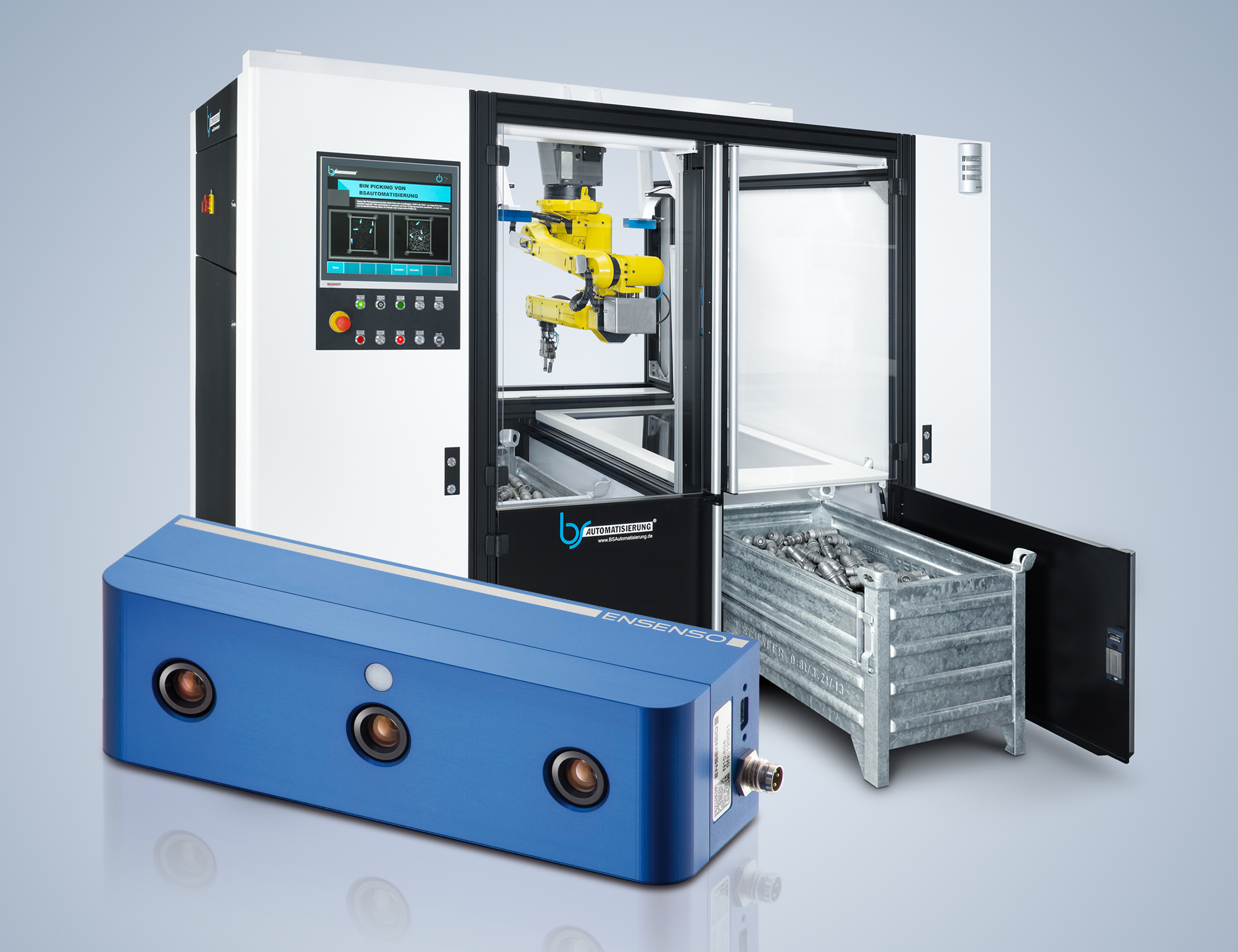 The Ensenso 3D camera makes bin picking easy and cost-efficient, IDS ...