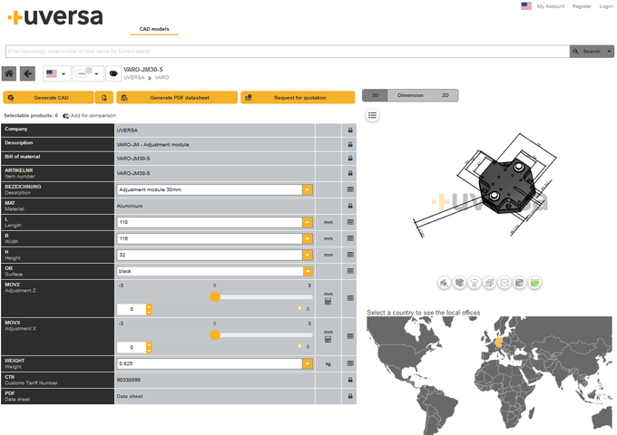 Faster designs in mechanical engineering thanks to new uversa CAD ...