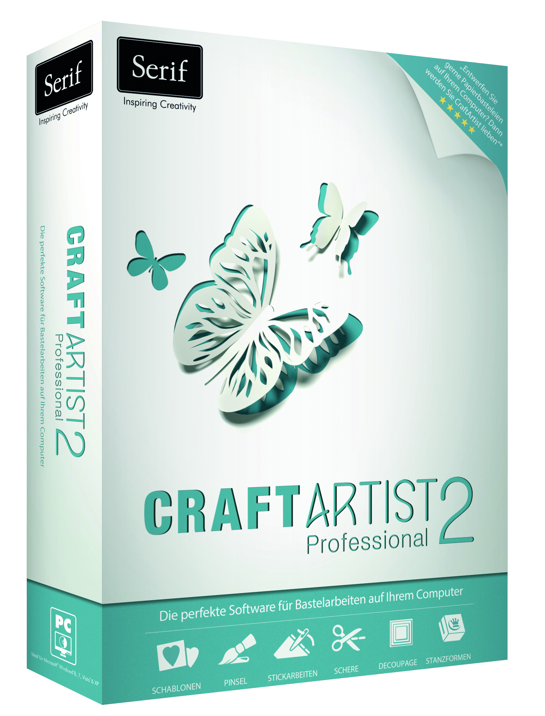 Digitale Bastelarbeiten und Fotobücher mit CraftArtist 2 Pro von Serif ...