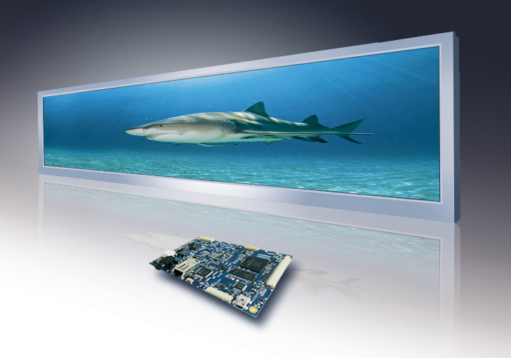 Optrex 16:3 Flat Panel with Control Solution, Display Solution AG ...