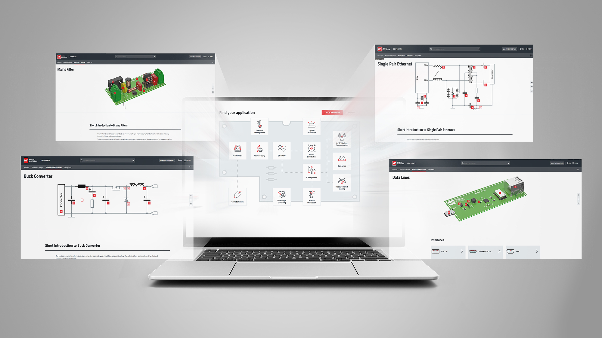 Product Navigator führt gezielt zum passenden Bauteil, Würth Elektronik ...