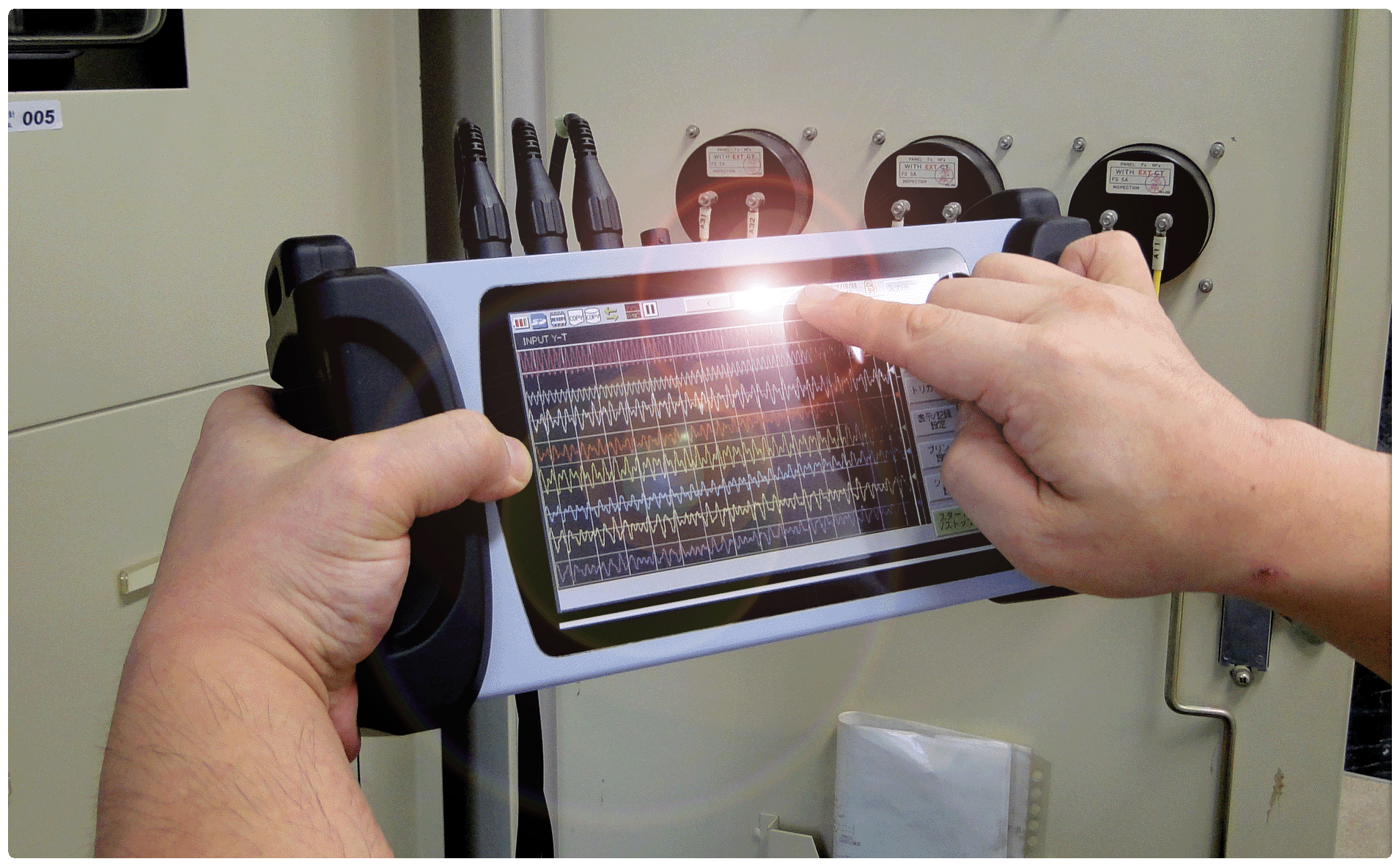 Multifunktionale Oscillographic Recorder im robusten Industriegehäuse ...