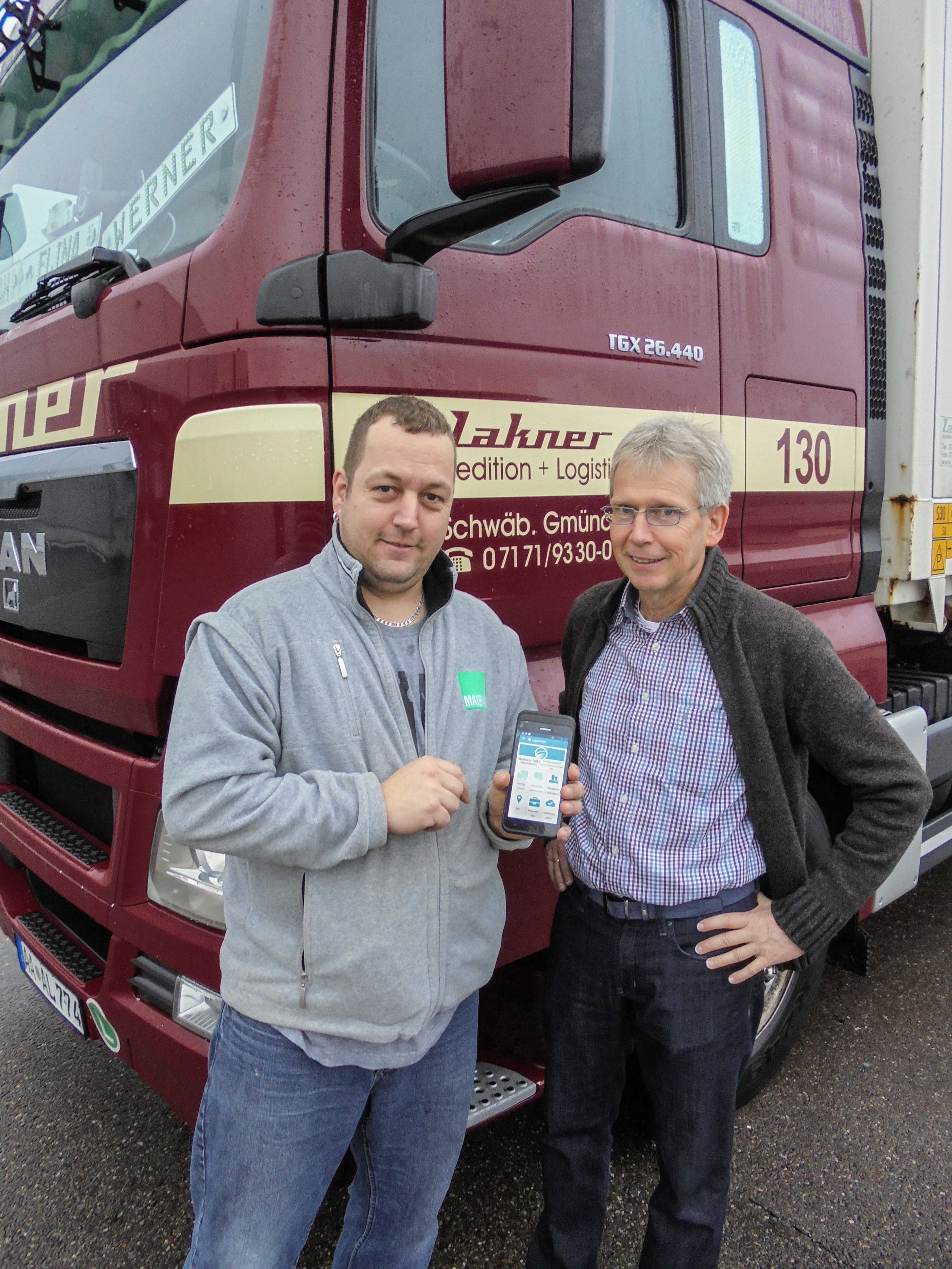 Spedition Lakner stattet 35 Lkw mit ELVIS-Fahrer-App habbl aus, ELVIS ...