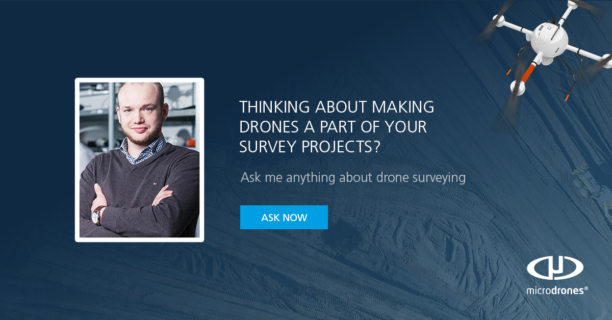 Erhalten Sie Antworten auf Ihre Fragen zur Vermessung mittels Drohne im virtuellen Ask Me Anything GeoMeet zur Drohnenvermessung von Microdrones Microdrones Story PresseBox