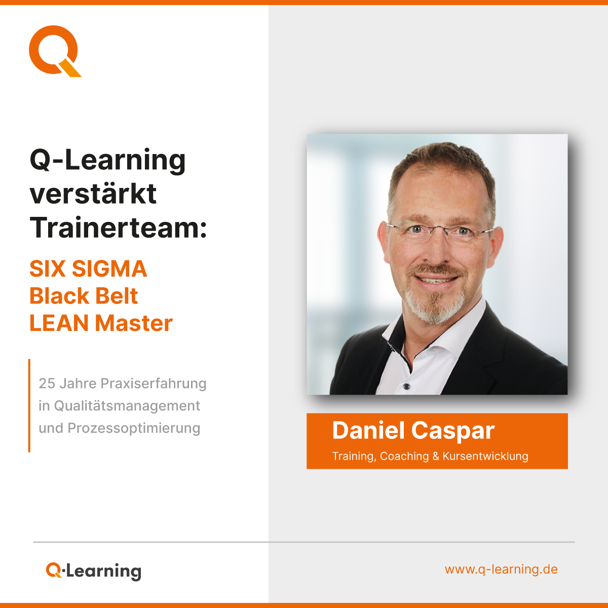 Q-Learning verstärkt Trainerteam: SIX SIGMA Black Belt | LEAN Master ...