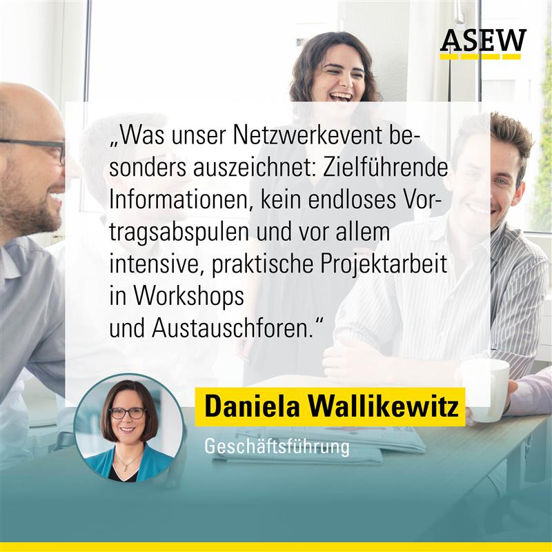 ASEW im Dialog 2025 als gelebtes Netzwerk: Herausforderungen der ...