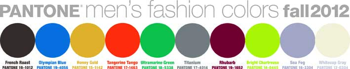 Pantone präsentiert den Fashion Color Report für den Herbst 2012 ...