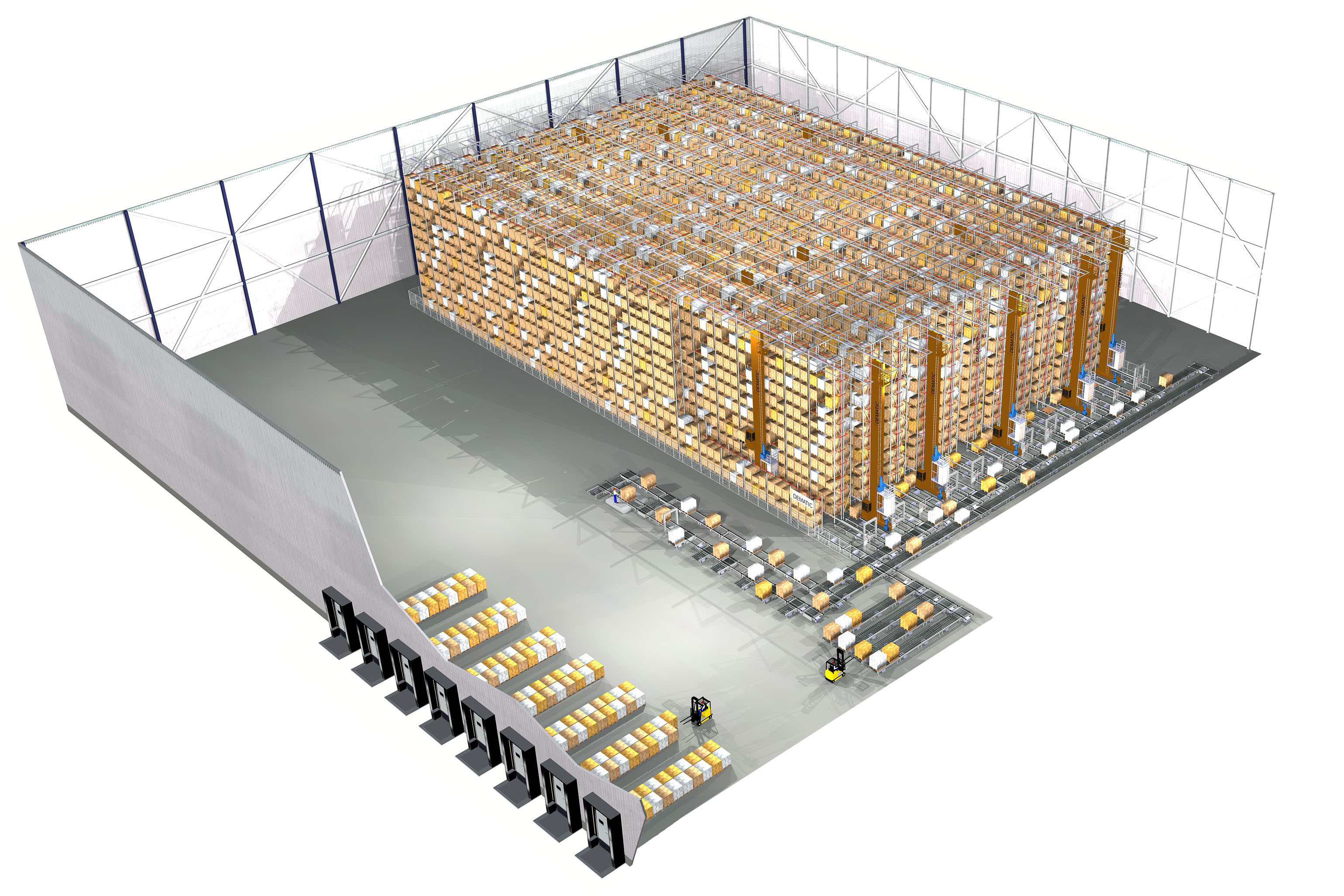 Dematic Standardised Automated Pallet Storage: Automatisierte ...