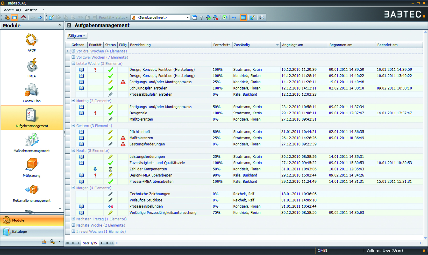 Die Zukunft der Qualitätsmanagementsoftware: BabtecCAQ R6, Babtec ...