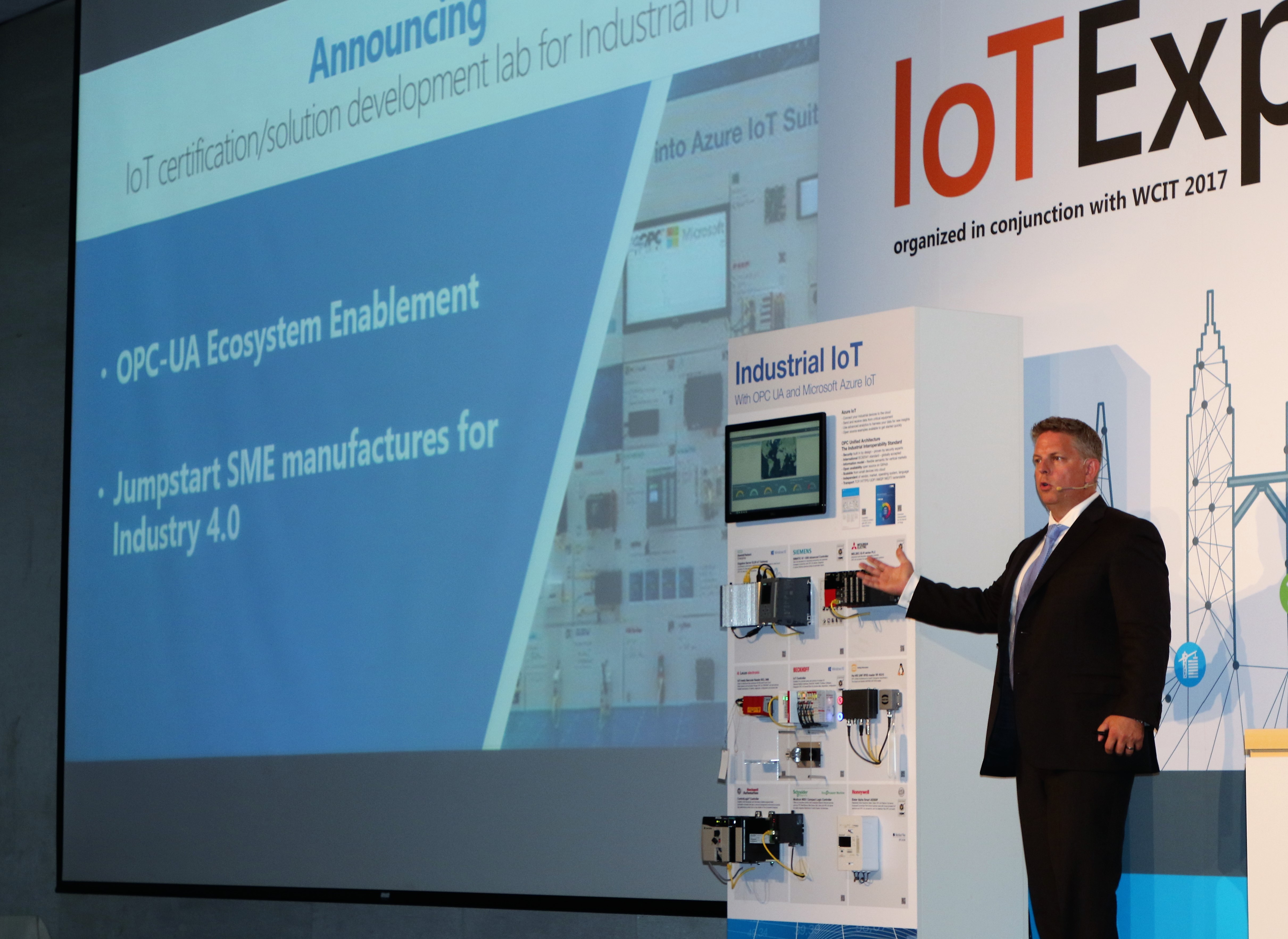 Microsoft and OPC Foundation Demonstrate "Azure Industrial IoT" with 40 ...