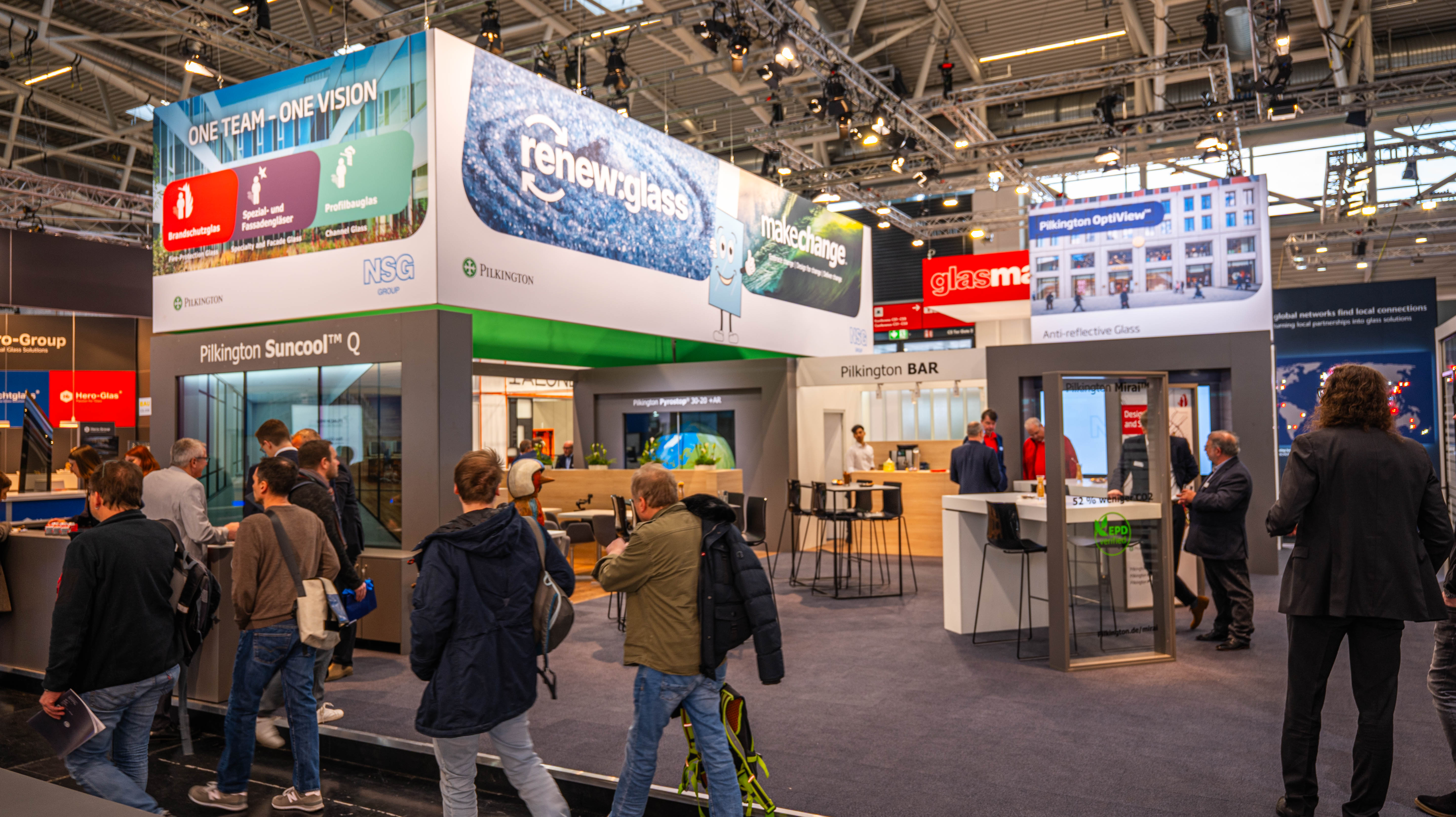 Erfolgreicher Messeauftritt der NSG Group auf der BAU 2025, Pilkington ...