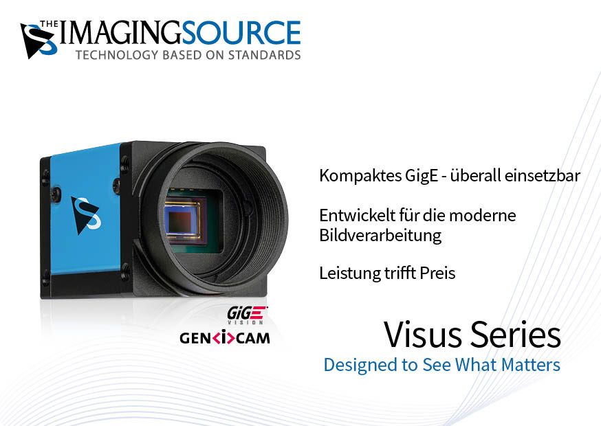 The Imaging Source stellt Visus vor: GigE-Industriekameraserie ...