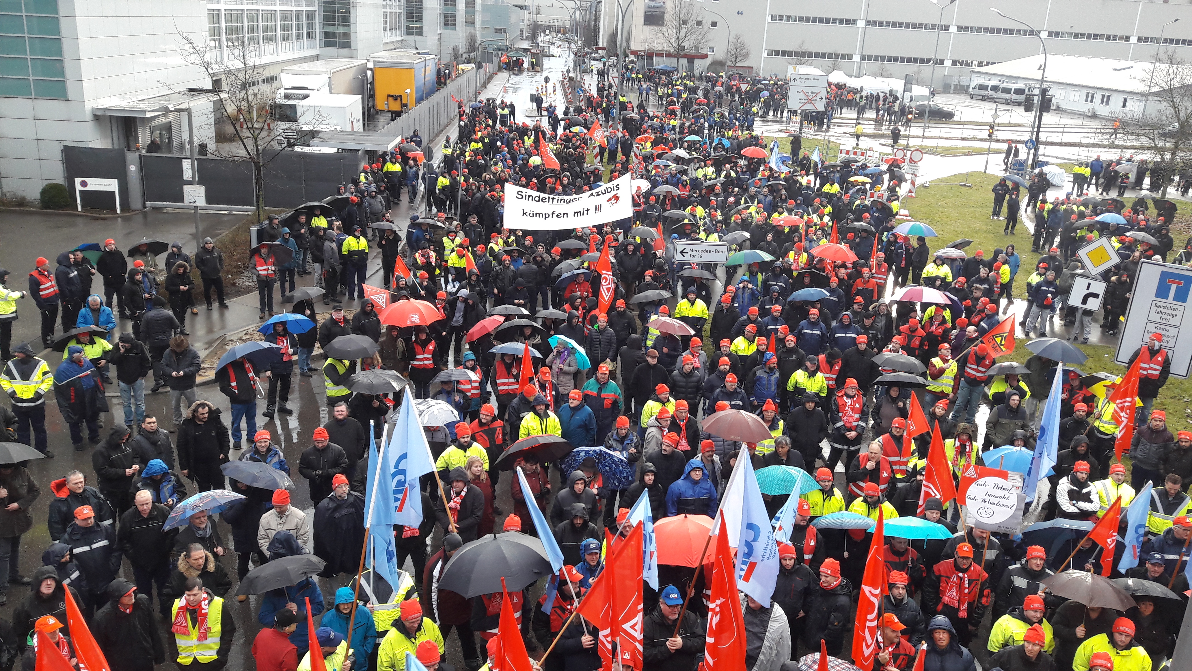 CGM zeigt bei Warnstreiks Flagge: „Wir können auch anders“, Christliche Gewerkschaft Metall (CGM ...