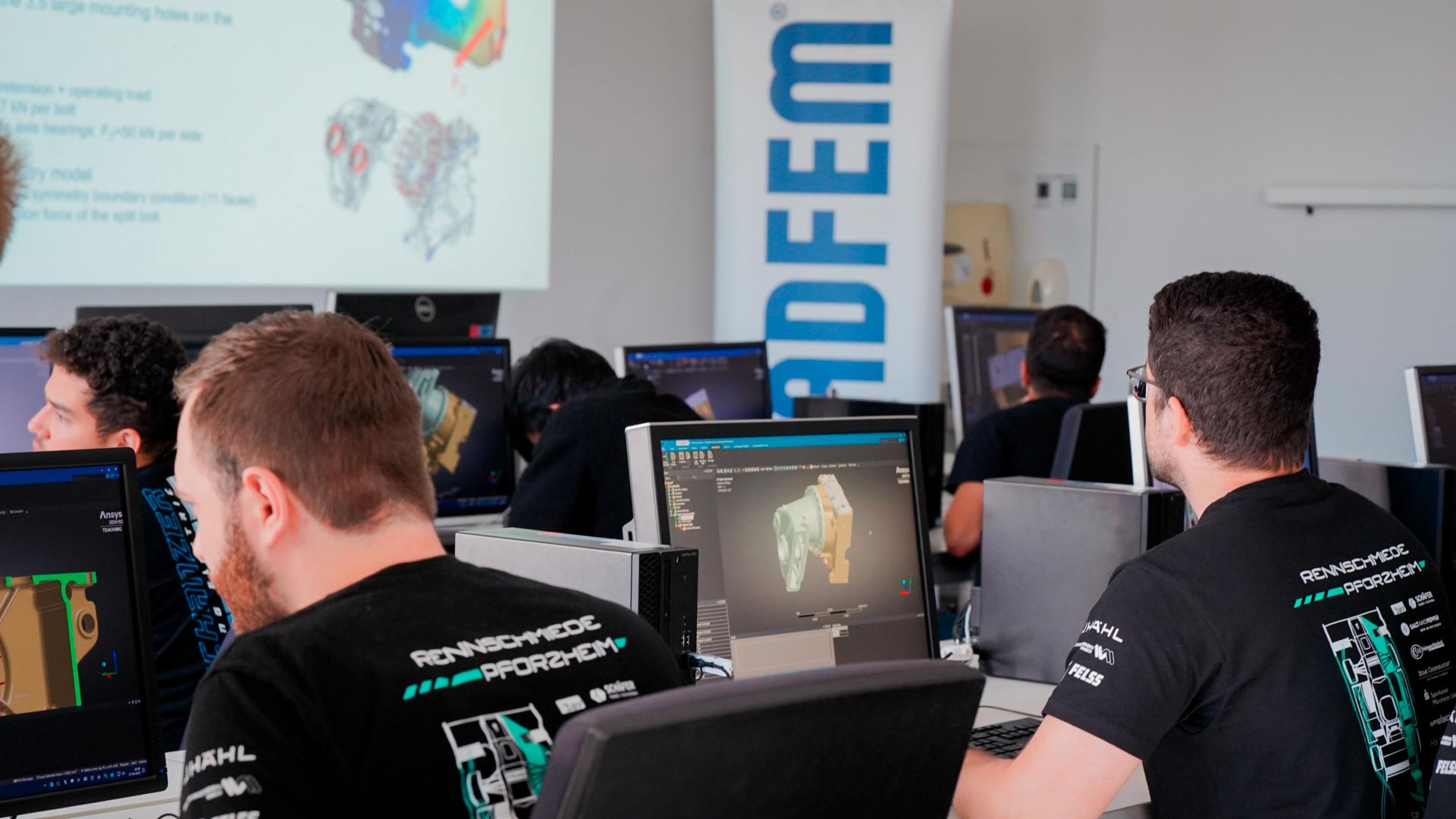 CADFEM Kick-Off: Studierende üben sich in digitaler Simulation, CADFEM ...