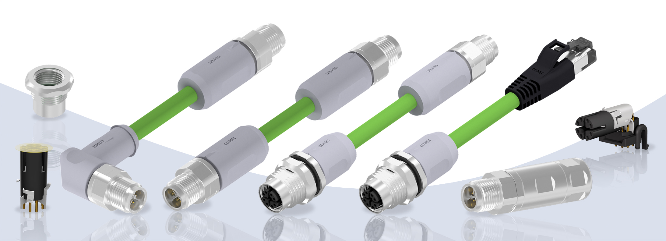 Steckverbinder Serie M12x1 X-codiert | jetzt auch als Version mit ...