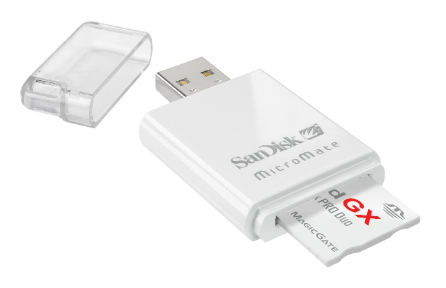 Der neue High-Speed MicroMate Kartenleser und die PSP Softwaremit einem ...