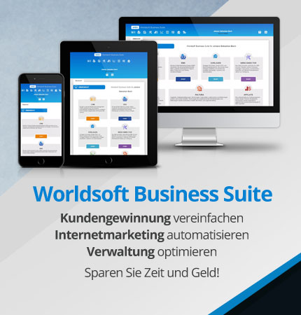 Worldsoft Business Suite, WORLDSOFT AG, Story - PresseBox