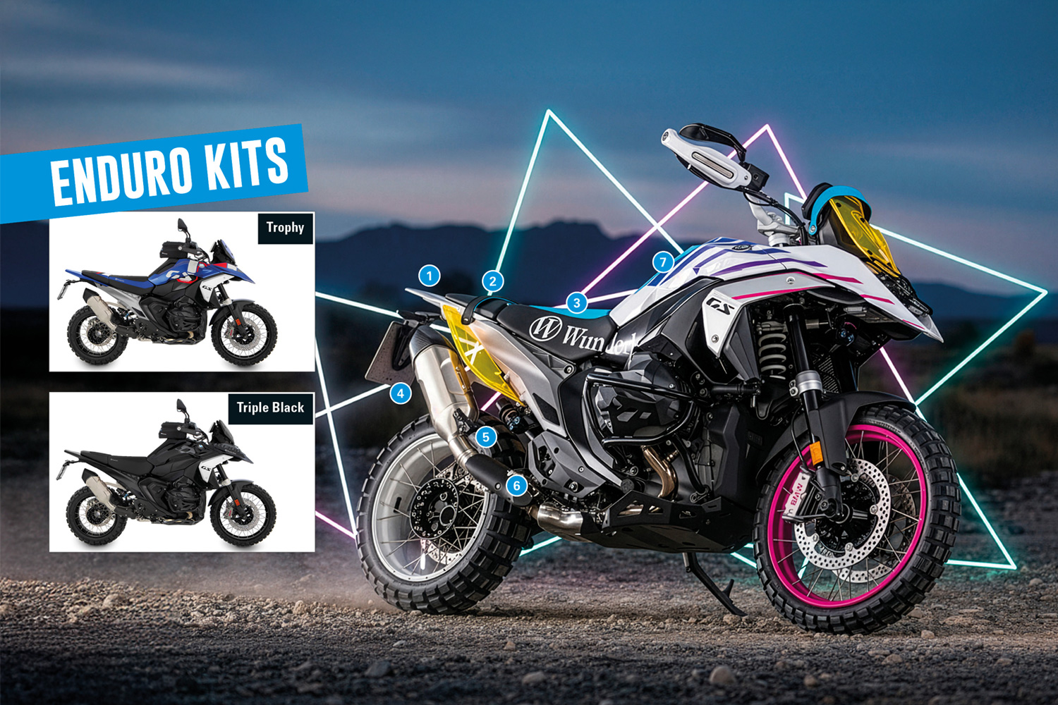 Zwei Wunderlich EDITION-X-ENDURO-Kits, Wunderlich GmbH, Story - PresseBox