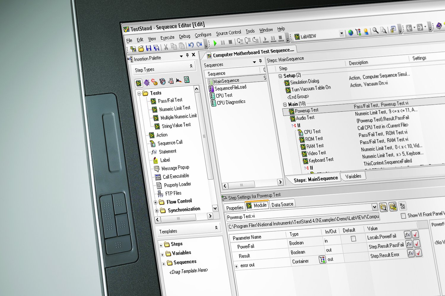 NI TestStand beschleunigt die Entwicklung von Prüfsystemen mit dem ...
