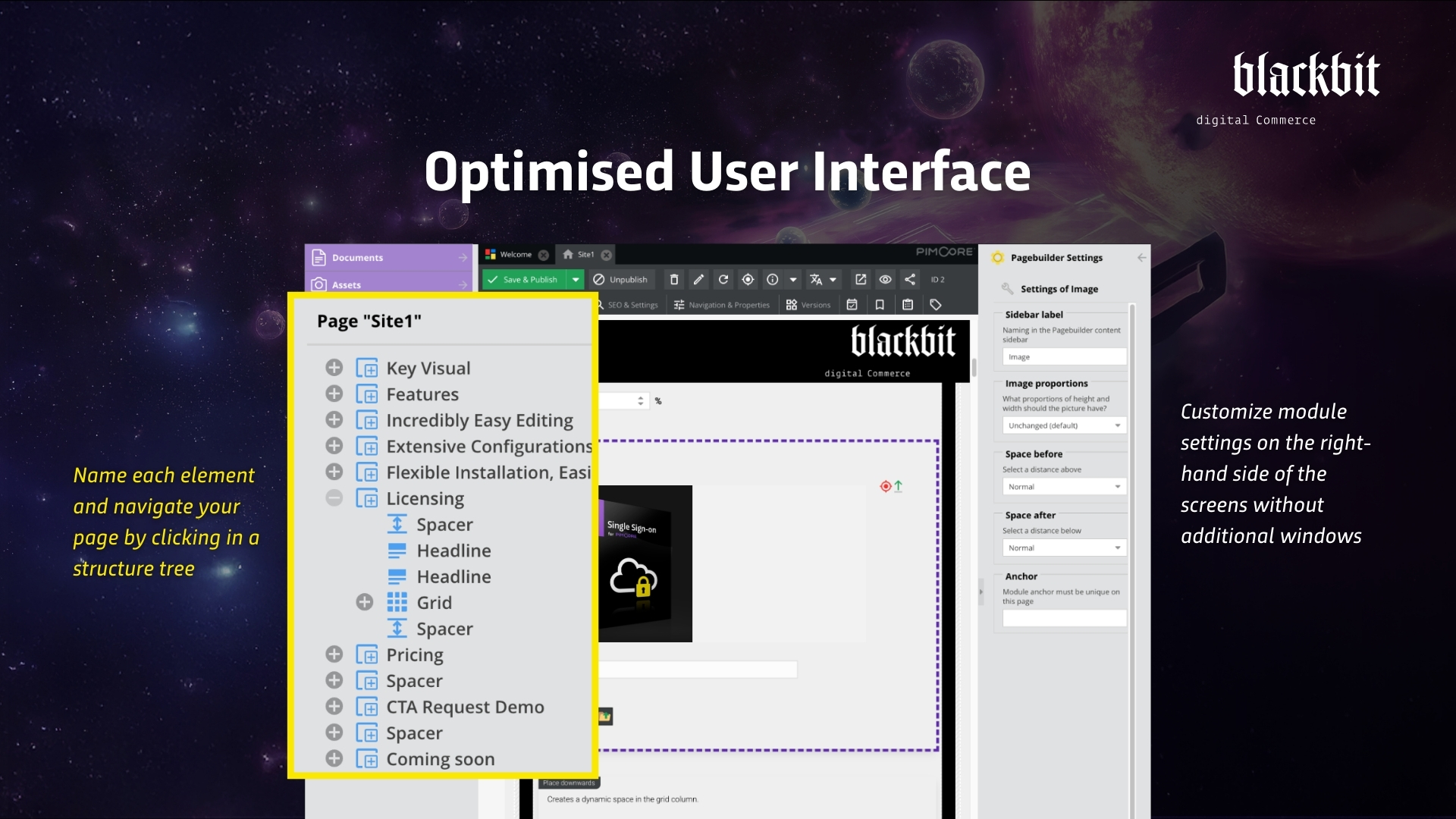 Blackbit launcht Visual Page Builder für Pimcore, Blackbit digital Commerce GmbH, Story - PresseBox