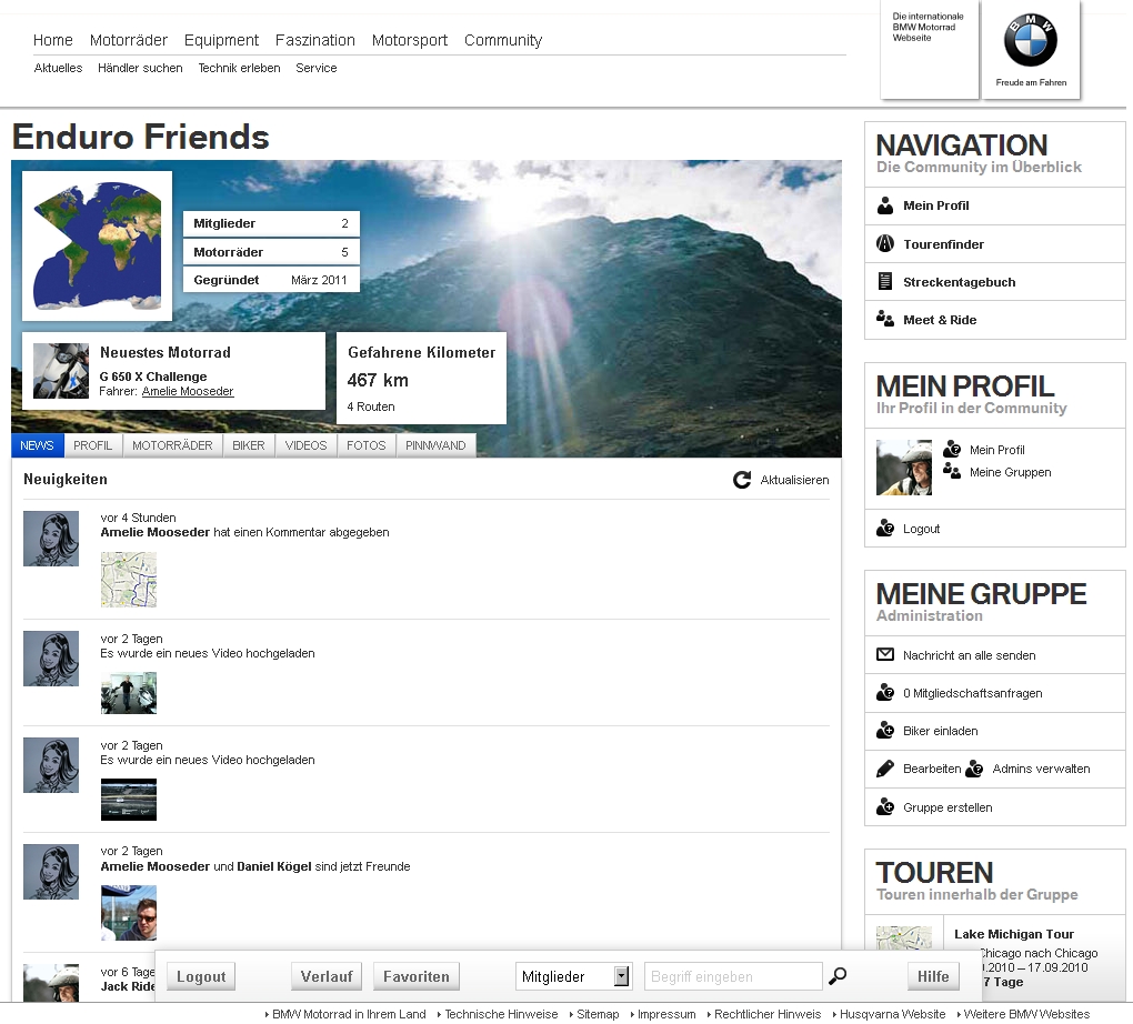 BMW Motorrad Community, BMW AG, Story - PresseBox