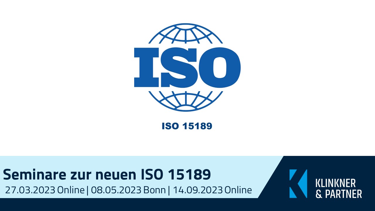 Neue Fassung der DIN EN ISO 15189:2023, Dr. Klinkner & Partner GmbH, Story - PresseBox