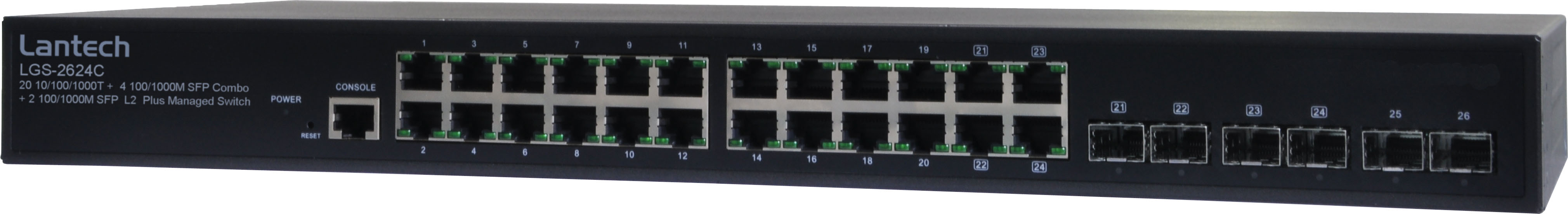 NEW Lantech Gigabit Edge Switch now available - LGS-2624C, Lantech ...