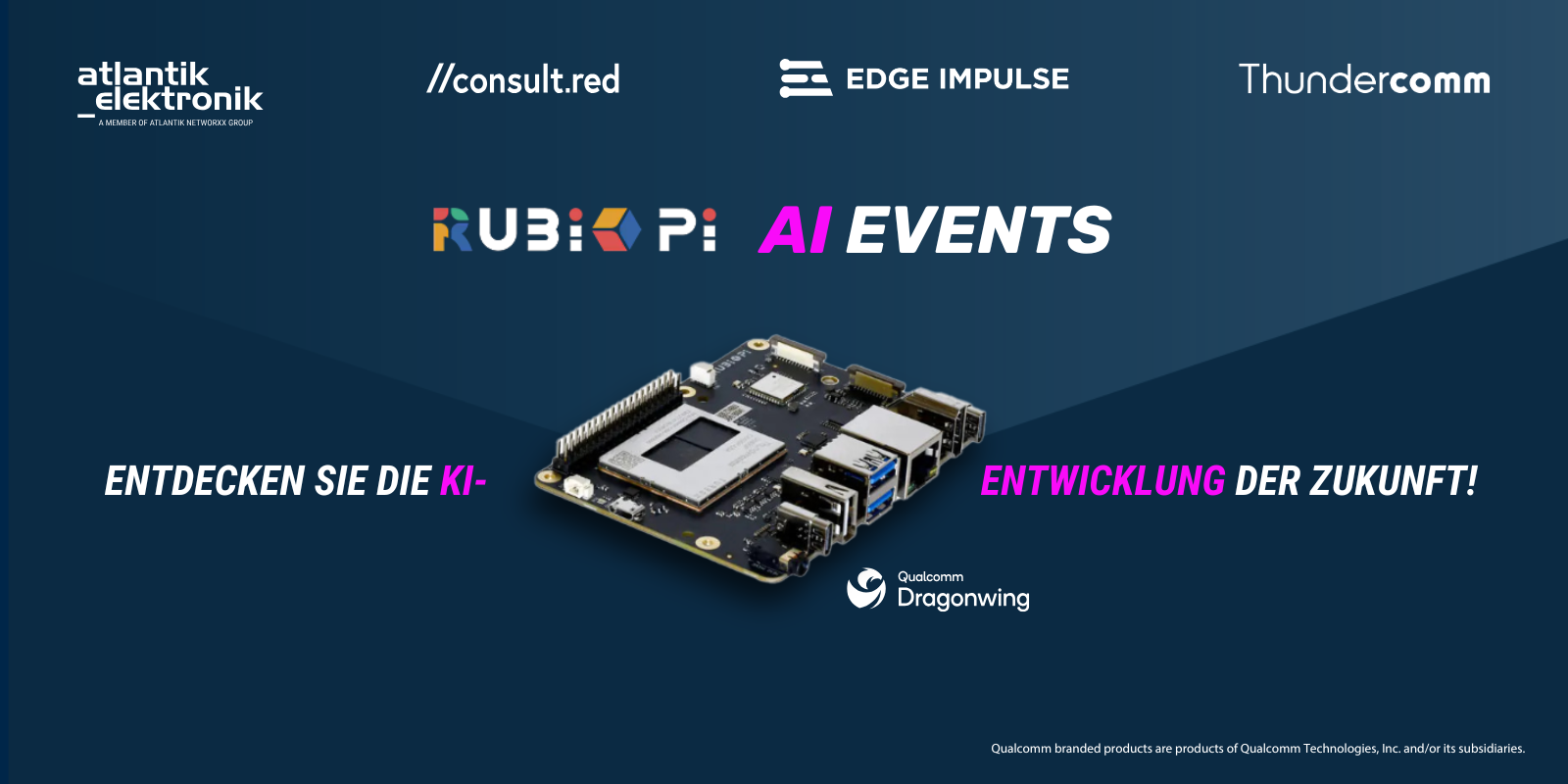 Die Atlantik Elektronik GmbH veranstaltet gemeinsam mit Consult Red, Edge Impulse und ...