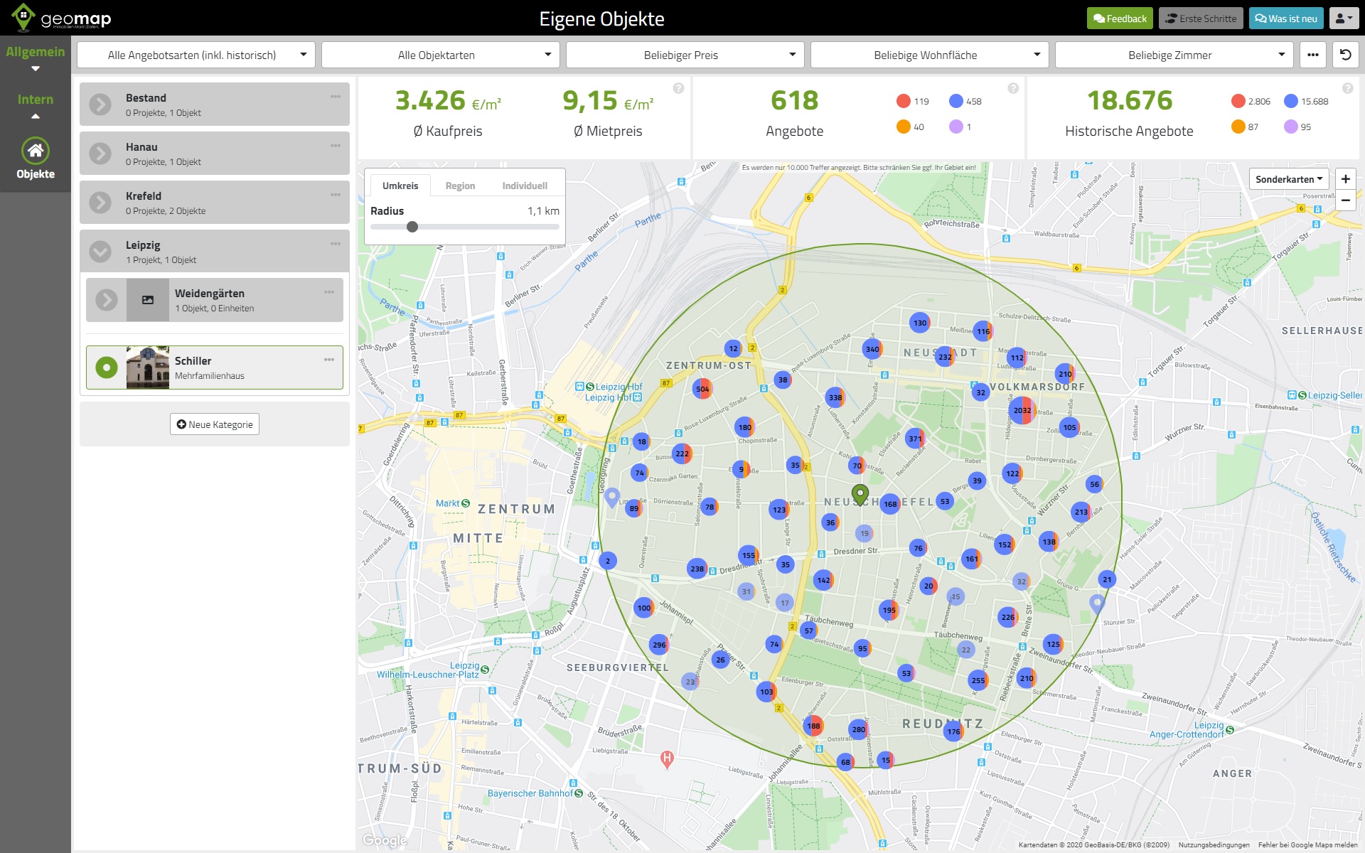 Proptech geomap startet Online-Assistent „Intern“ für individuelles ...
