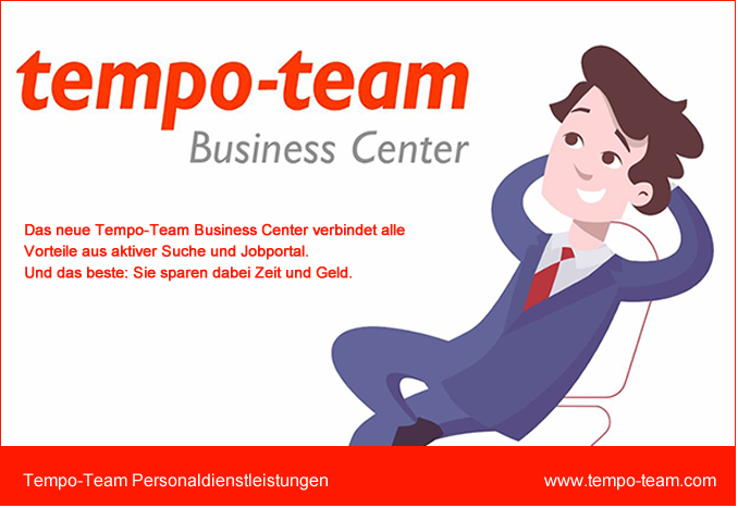 Tempo-Team Business Center vereint Vorteile aus Jobbörse und aktiver ...
