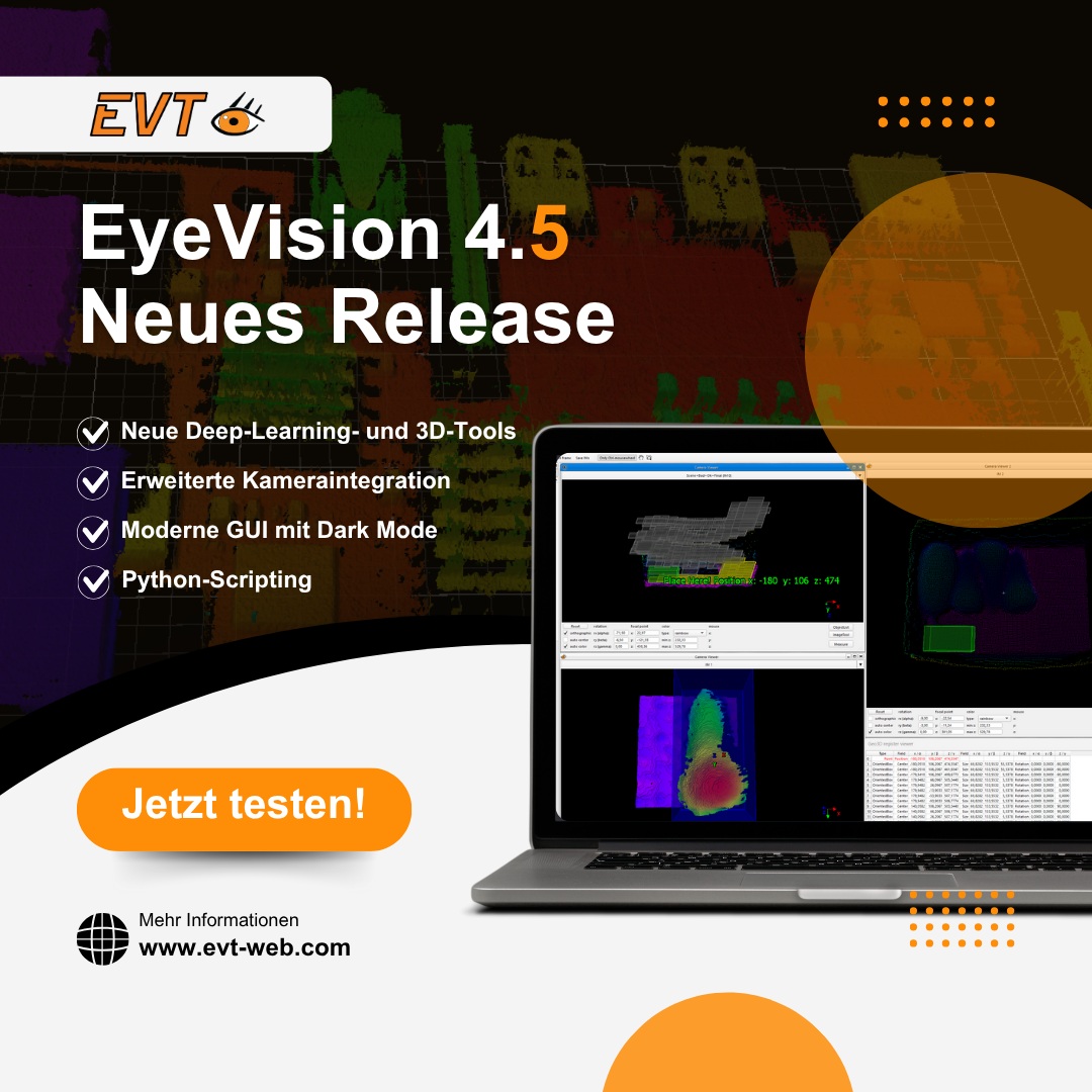EyeVision 4.5: Smarte Bildverarbeitung mit optimierter KI, erweiterten ...
