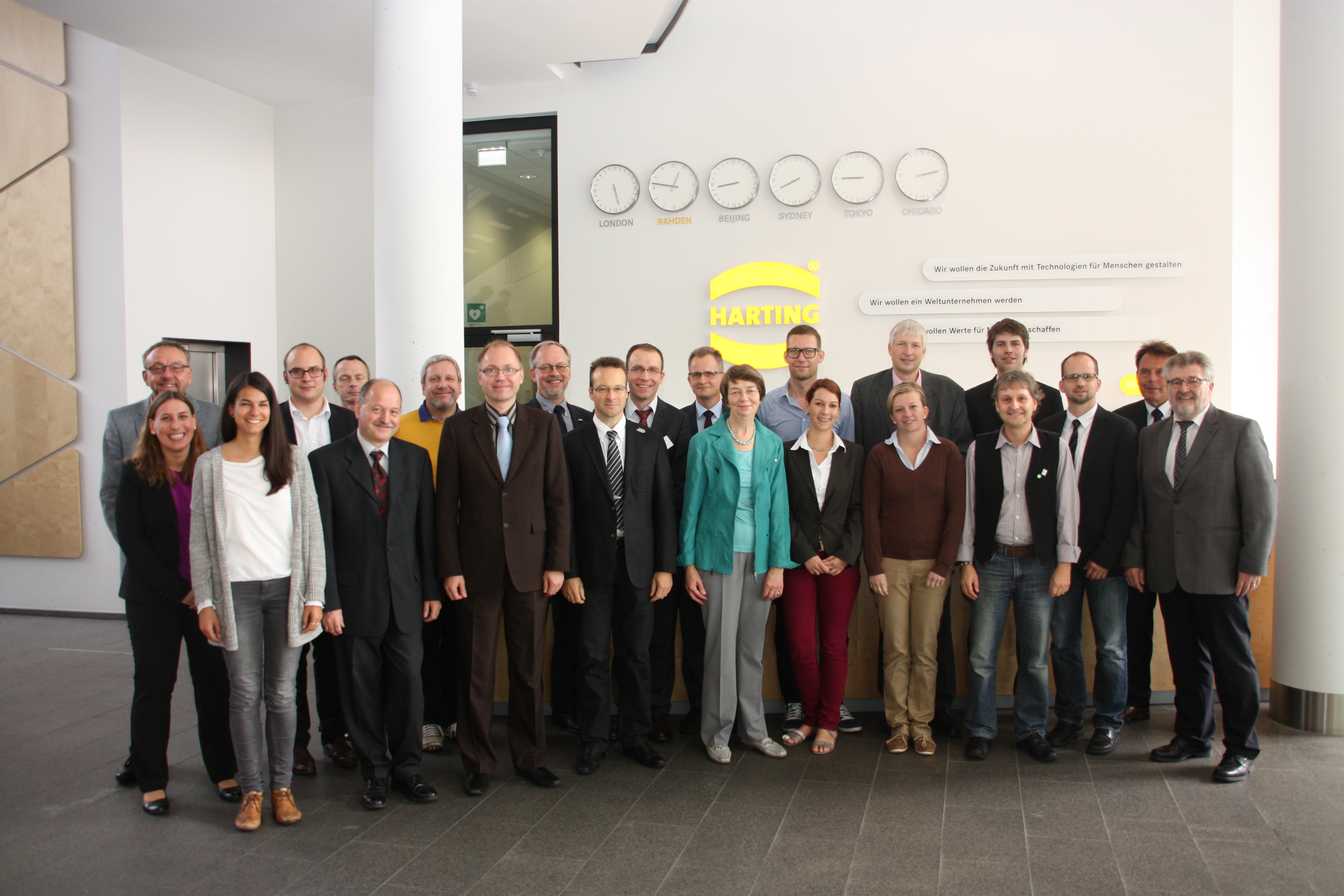 Klimaschutz-Unternehmen zu Gast bei HARTING Technologiegruppe, HARTING ...