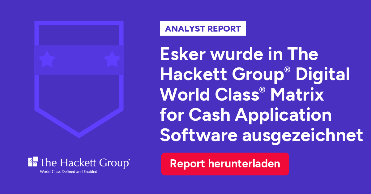 Esker wird in der Digital World Class® Matrix der Hackett Group® für ...